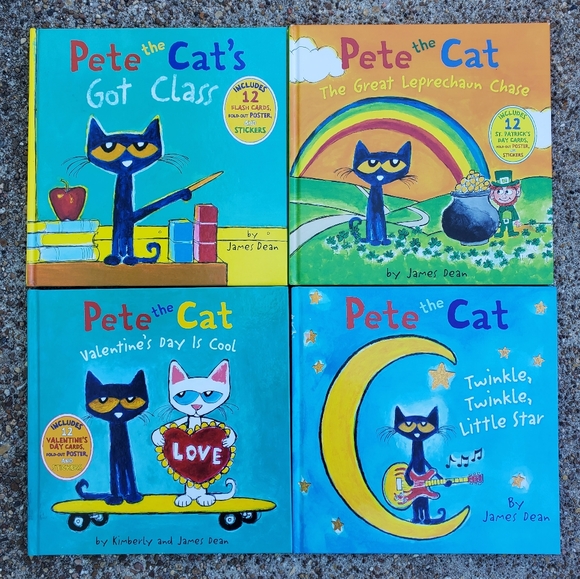 Pete The Cat | Toys | Pete The Cat 4 Hardback Books Twinkle Little Star ...